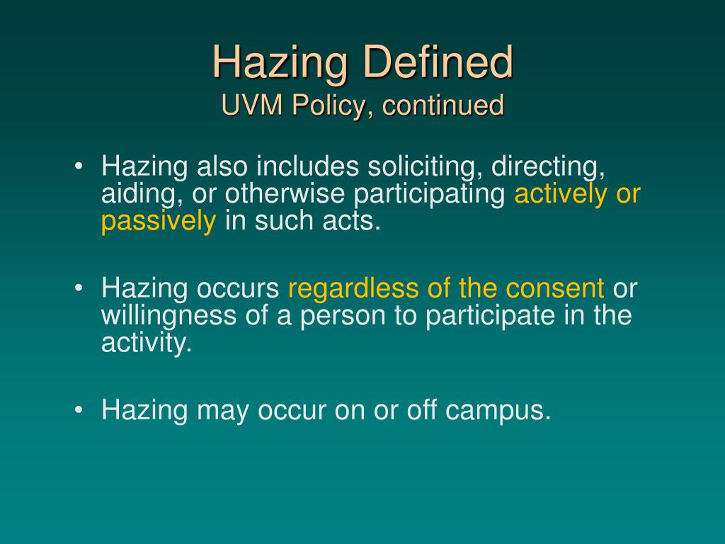 PPT - Hazing Prevention Understanding Social & Psychological Dimension ...