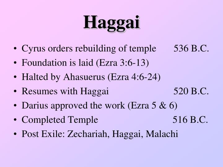 PPT - Haggai PowerPoint Presentation, free download - ID:3565497