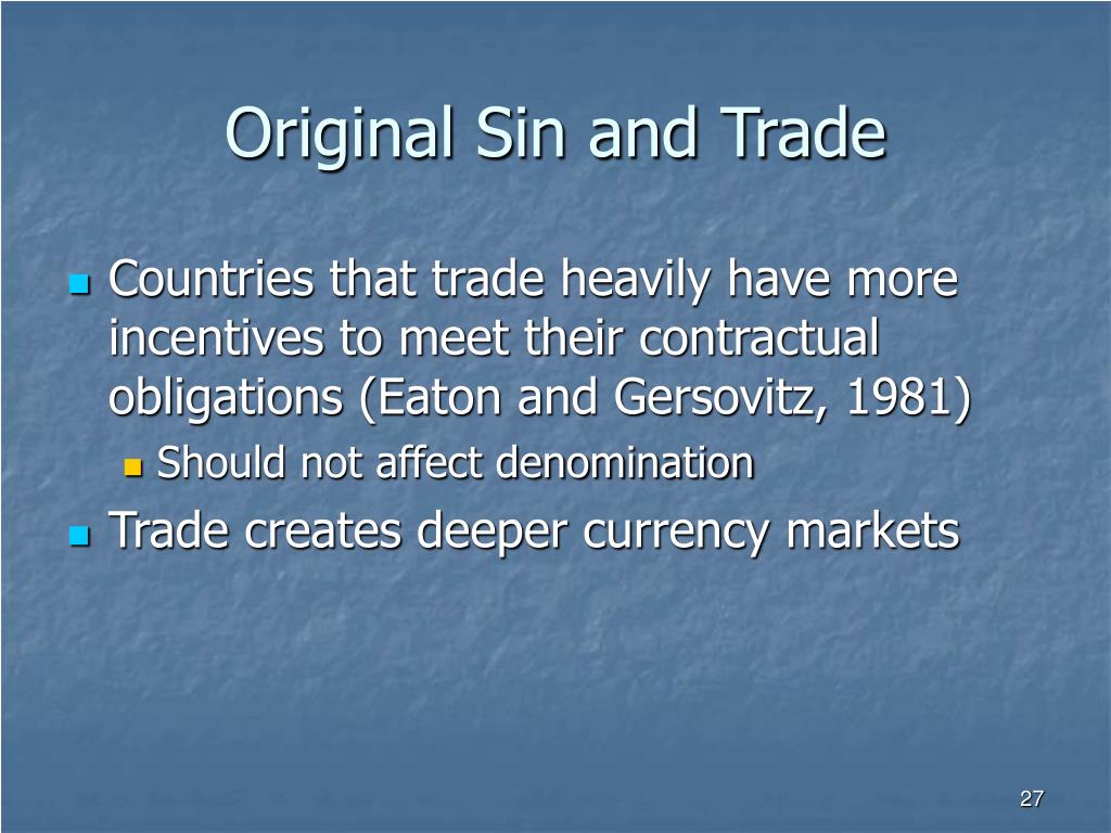 PPT - Original Sin The Pain, the Mystery And the Road to Redemption ...