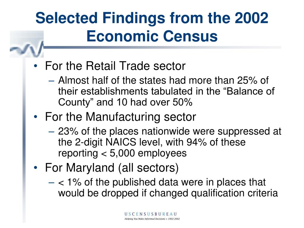 PPT - Small Area Economic Data from the 2007 Economic Census and ...