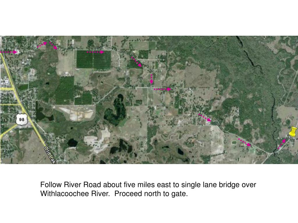 PPT - To get to Green Swamp West take I-275 north and then I-75 north ...