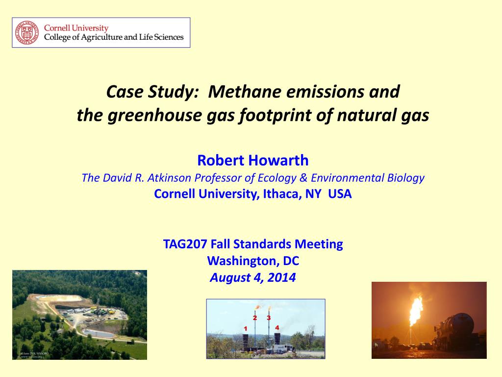 PPT - Case Study: Methane emissions and the greenhouse gas footprint of ...