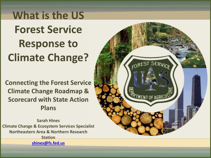 PPT - What is the US Forest Service Response to Climate Change ...