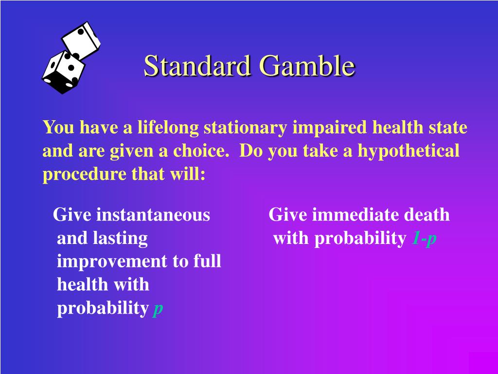 PPT - Summary Measures of Population Health: Measuring the impact of ...