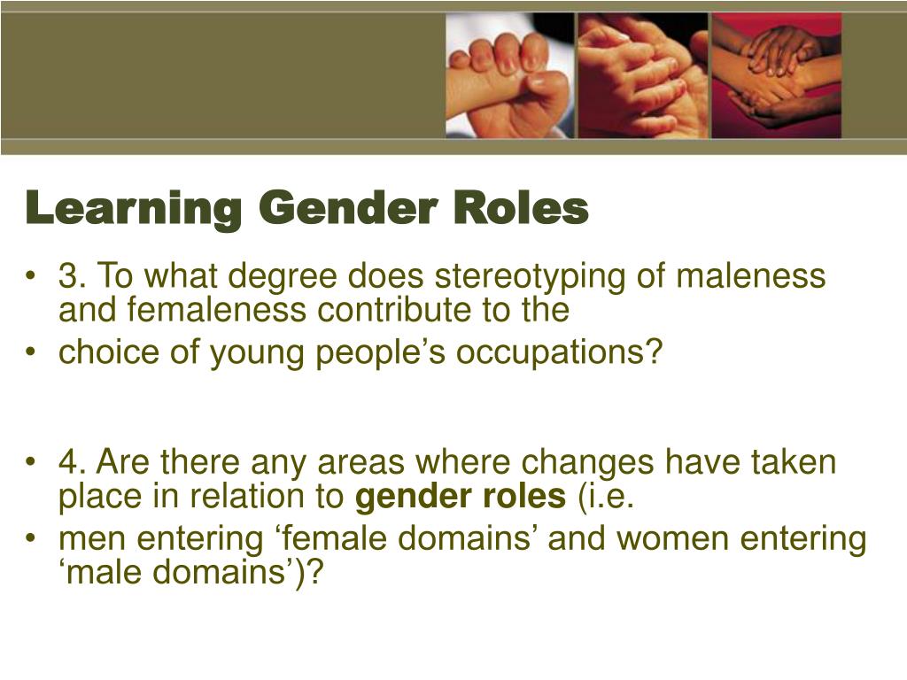 PPT - GENDER ROLES HOW MEN & WOMEN ARE DIFFERENT PowerPoint ...