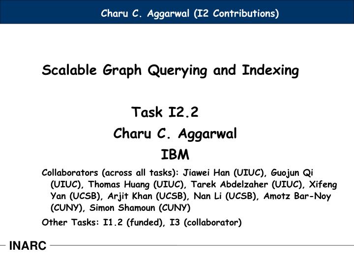 PPT - Charu C. Aggarwal (I2 Contributions) PowerPoint Presentation ...
