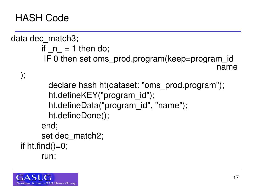 PPT - SAS Hash Object: My New Best Friend PowerPoint Presentation, free ... PPT - SAS Hash Object: My New Best Friend PowerPoint Presentation, free ...
