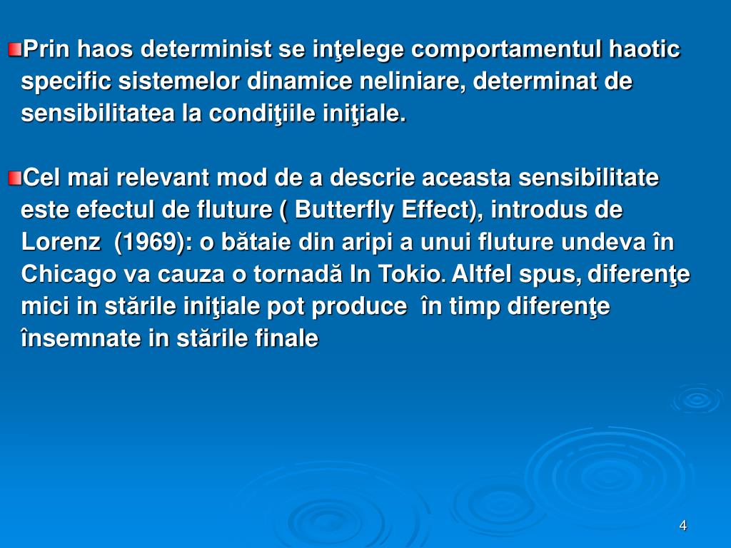 PPT - Teoria haosului determinist î n fizica atmosferei PowerPoint ...