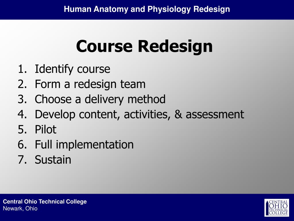 PPT - Human Anatomy & Physiology Redesign PowerPoint Presentation - ID ...