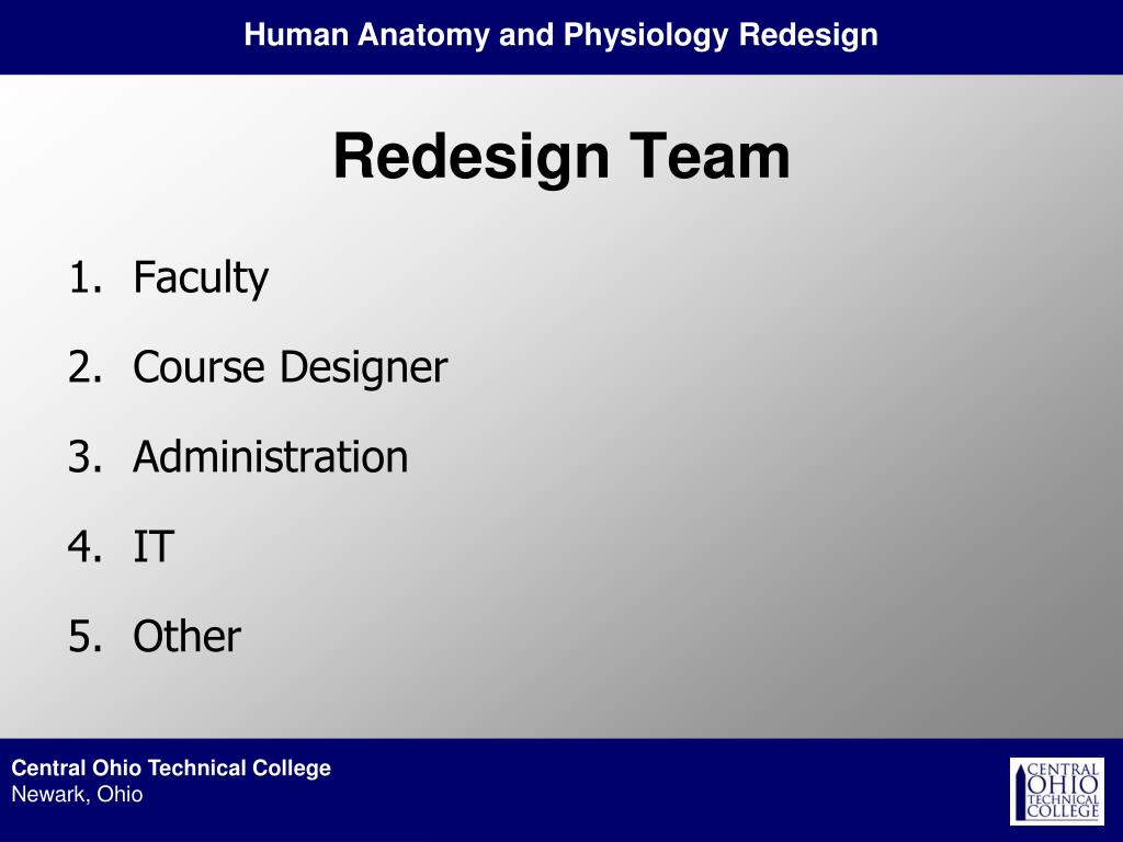 PPT - Human Anatomy & Physiology Redesign PowerPoint Presentation - ID ...