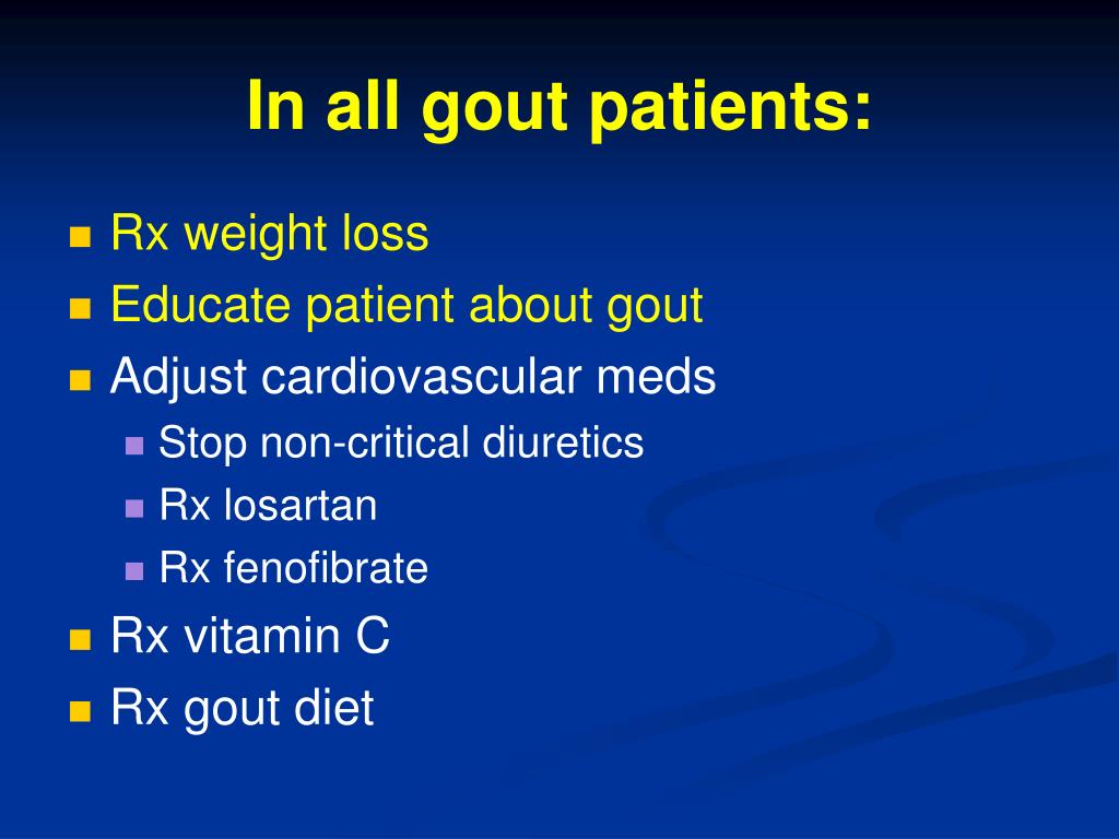 PPT - 15 Pearls of Gout Management: how to be the best gout doctor ever ...