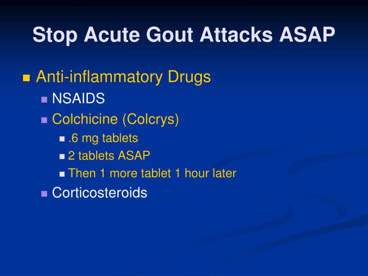 PPT - 15 Pearls of Gout Management: how to be the best gout doctor ever ...