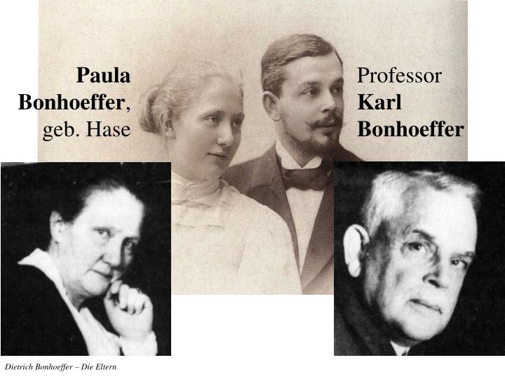 PPT - Dietrich Bonhoeffer – Die Geschwister PowerPoint Presentation ...