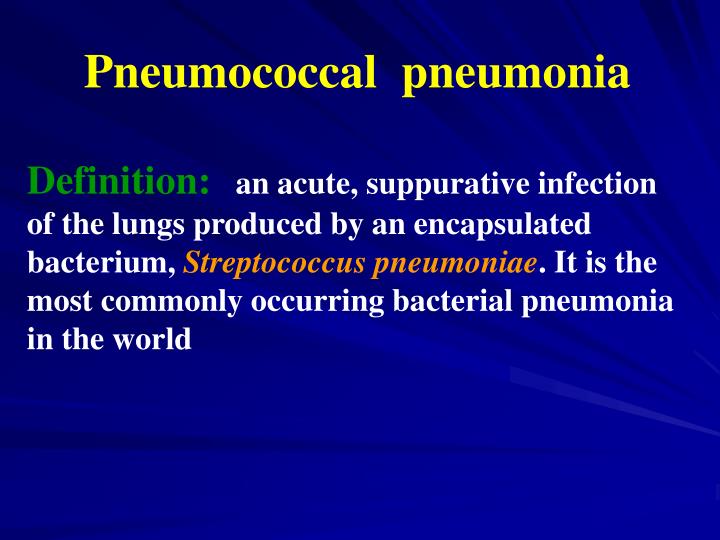 PPT - Pneumococcal pneumonia PowerPoint Presentation, free download ...