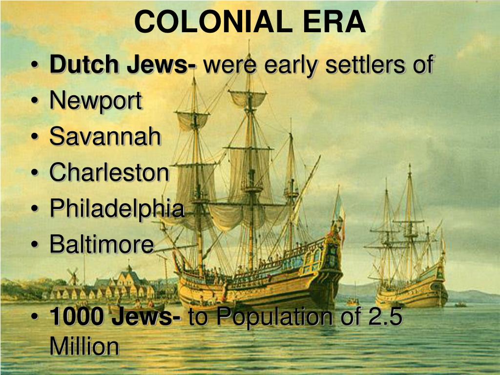 PPT - HISTORY OF IMMIGRATION OF AMERICAN JEWS TO THE UNITED STATES ...