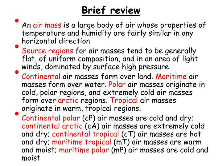 PPT - Air Masses and Fronts – II PowerPoint Presentation - ID:3570021