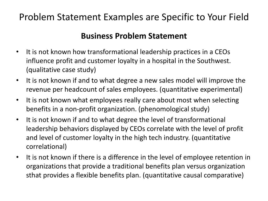 PPT The Problem Statement PowerPoint Presentation Free Download ID 