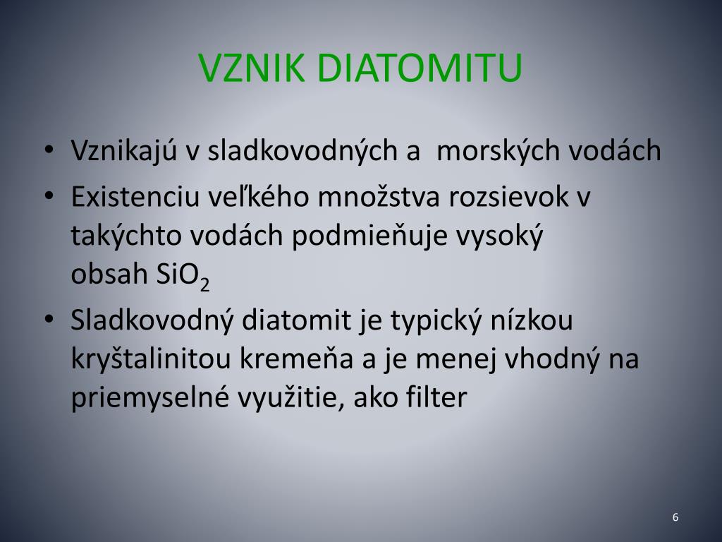PPT - Geologický význam rias- DIATOMIT PowerPoint Presentation, free ...