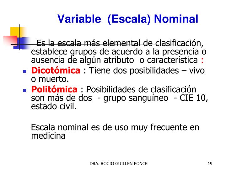 PPT - ESCALAS DE MEDICION EN EPIDEMILOGIA PowerPoint Presentation - ID ...