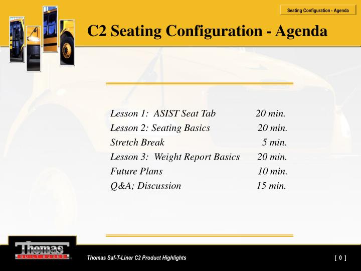 PPT - C2 Seating Configuration - Agenda PowerPoint Presentation, free ...