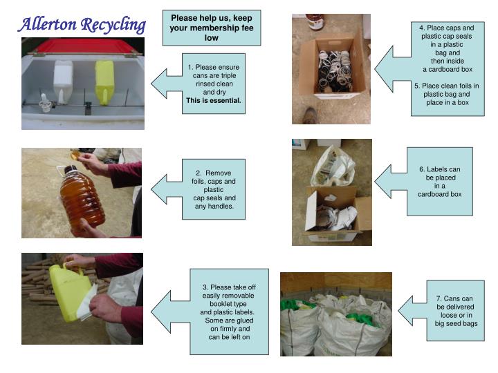 PPT - 1. Please ensure cans are triple rinsed clean and dry This is ...