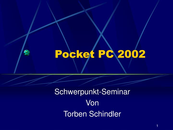 PPT - Pocket PC 2002 PowerPoint Presentation, free download - ID:3572244