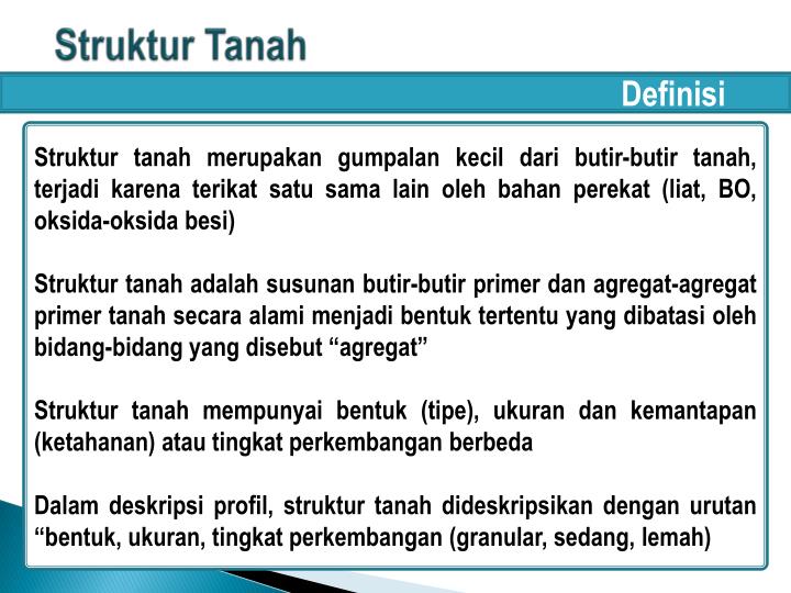 PPT - Struktur Tanah PowerPoint Presentation, free download - ID:3573542