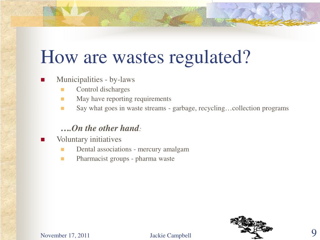 PPT - Medical waste streams: Legal Requirements PowerPoint Presentation ...