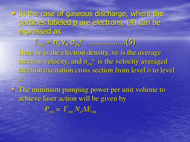 PPT - Laser Pumping Requirements and Techniques PowerPoint Presentation ...