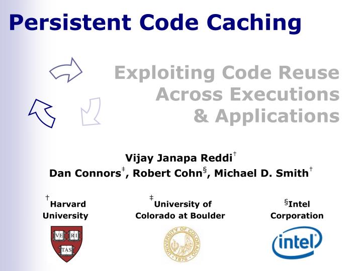 PPT - Persistent Code Caching PowerPoint Presentation, free download ...