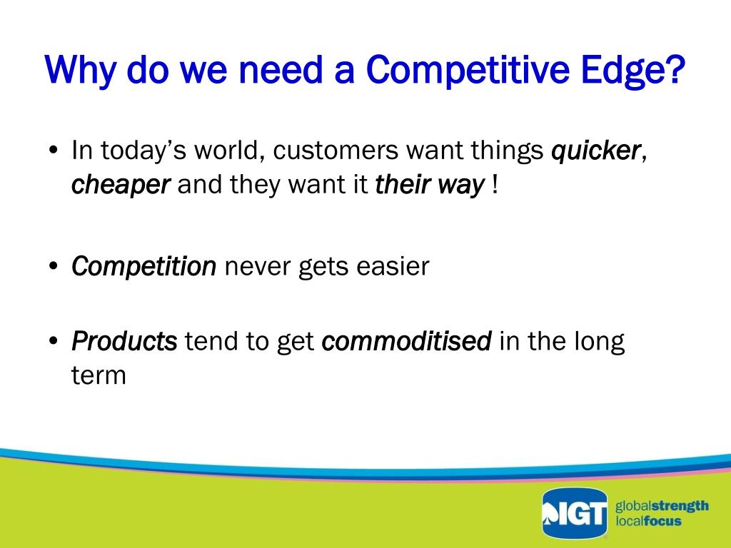 PPT - LCA National Conference Competitive Edge Andrew Hely IGT ...