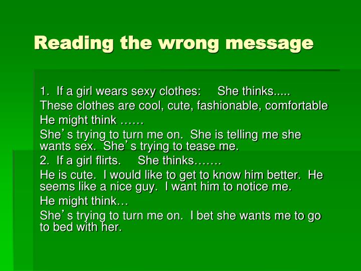 PPT - Reading the wrong message PowerPoint Presentation, free download ...