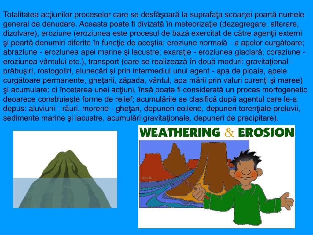 PPT - RELIEFUL CREAT DE APA CU CURGERE PERMANENTA(RELIEF FLUVIAL ...