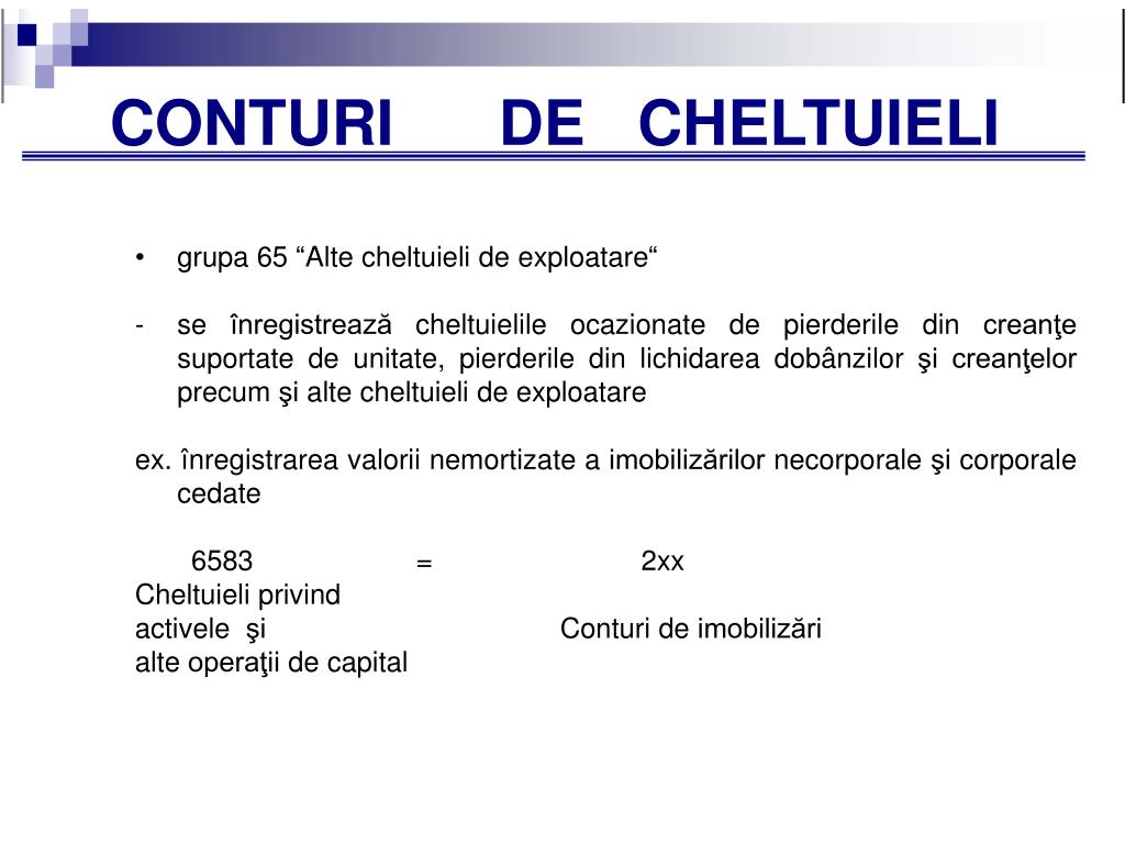 PPT - BAZELE CONTABILITATII II AN I ZI/FR PowerPoint Presentation, free ...