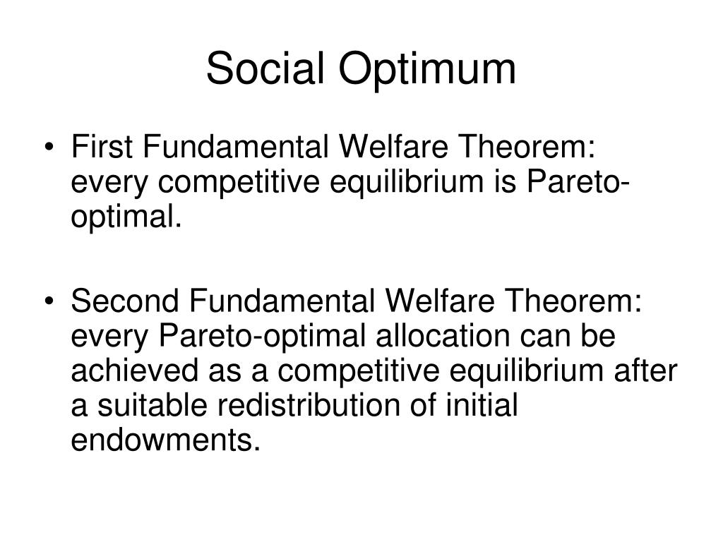 PPT - Welfare Economics and Sustainability PowerPoint Presentation ...
