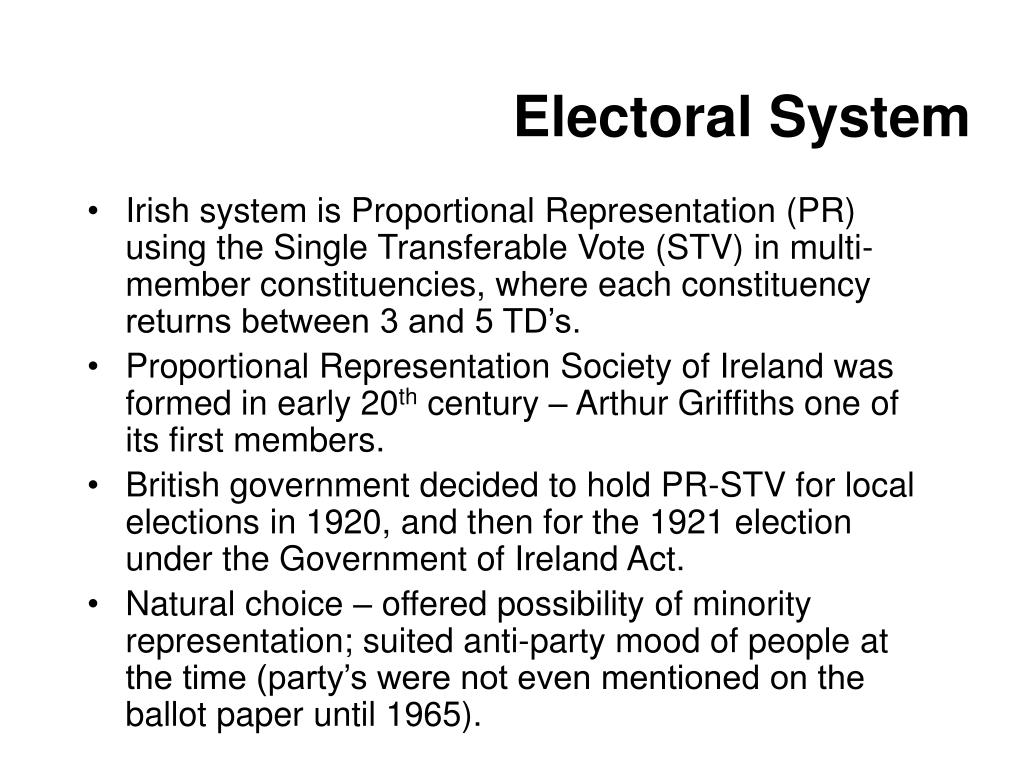 PPT - Irish Government & Politics Political Parties and Elections ...