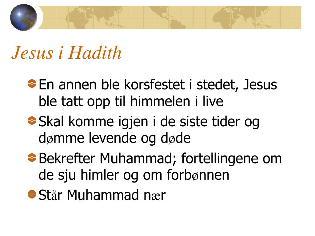 PPT - Jesus i islam (og i kristendom) PowerPoint Presentation, free ...