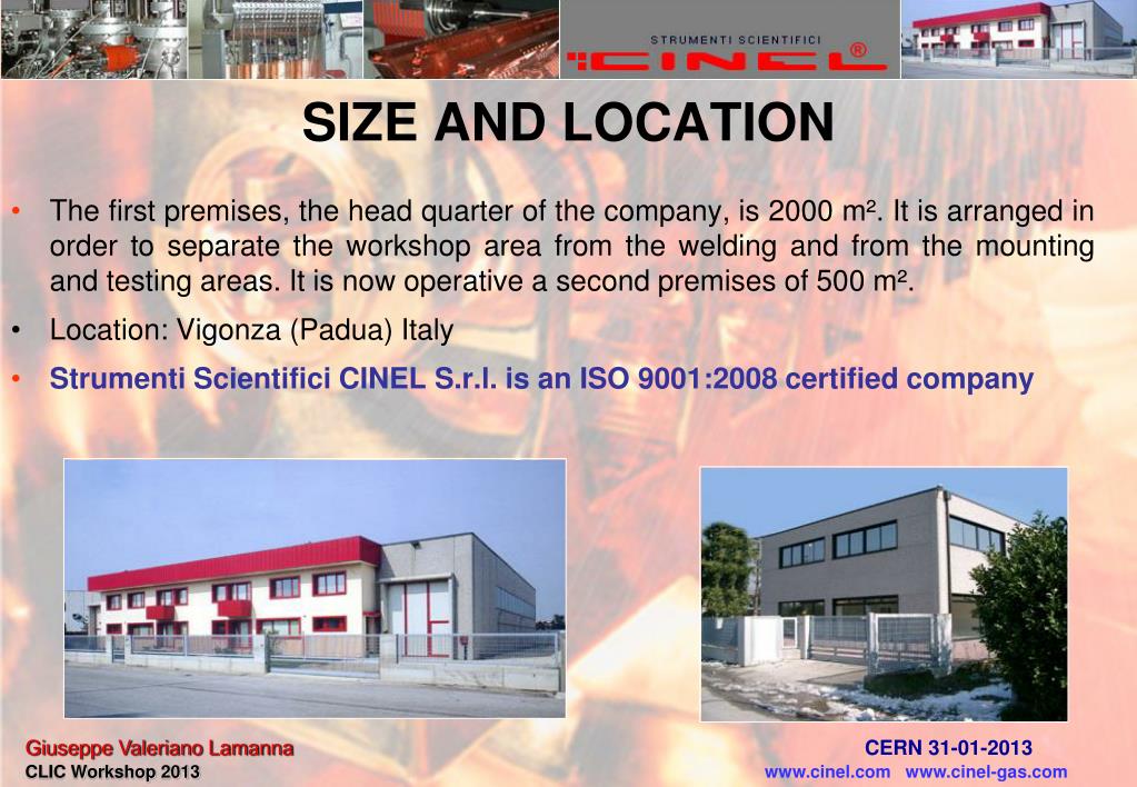 PPT - STRUMENTI SCIENTIFICI CINEL S.r.l Vigonza (Padova) – Italia ...