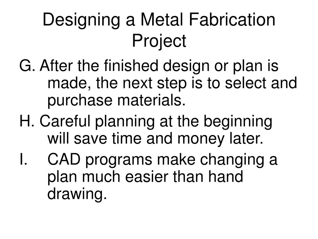 PPT - Metal Fabrication PowerPoint Presentation, free download - ID:3579815