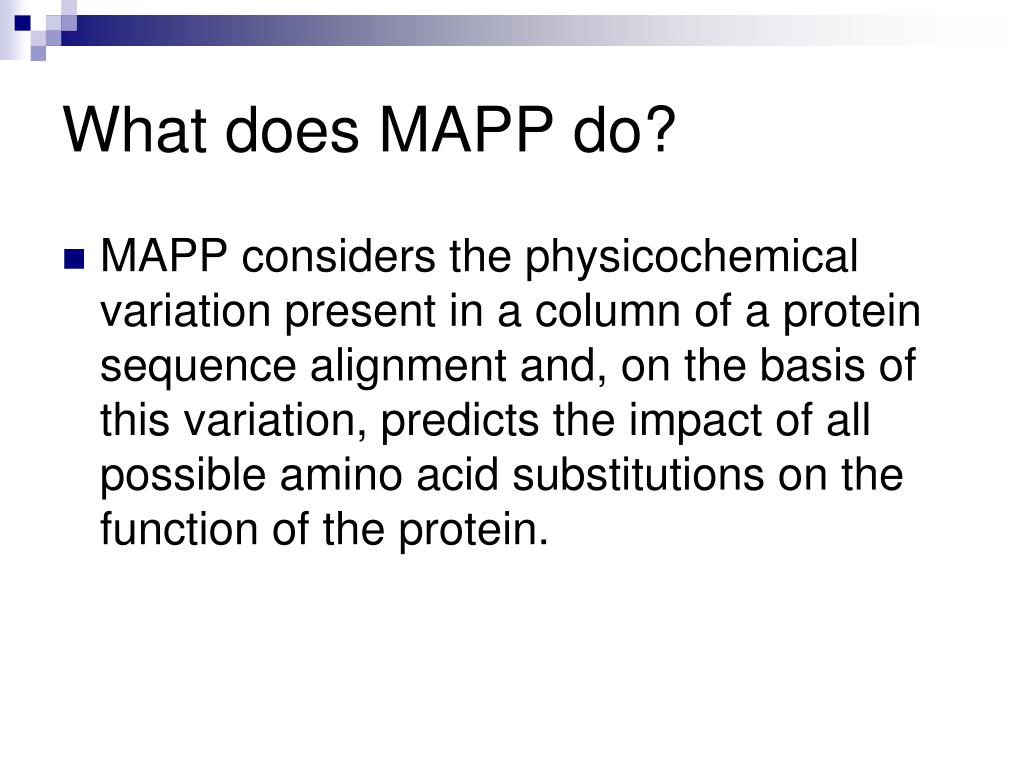 PPT What Is MAPP MAPP MMR PowerPoint Presentation Free Download