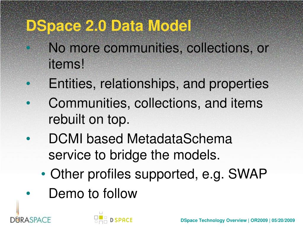 PPT - DSpace Technology Overview: Advancements and Future Directions ...
