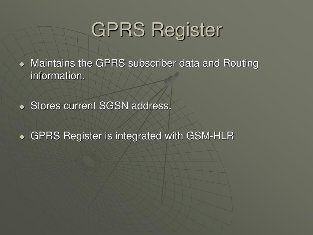 PPT - General Packet Radio Service PowerPoint Presentation, free ...