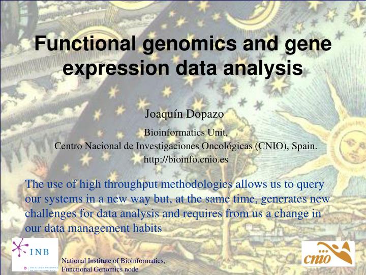 PPT - Functional genomics and gene expression data analysis PowerPoint Presentation - ID:3580984