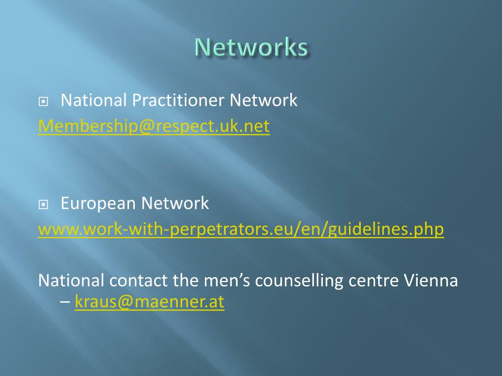 PPT - Neil Blacklock, Development Director neil.blacklock@respect.uk ...