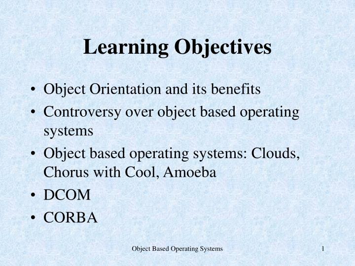 PPT - Learning Objectives PowerPoint Presentation, free download - ID ...