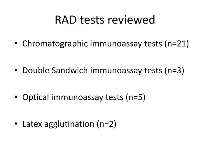 PPT - Rapid Antigen Diagnostic Tests PowerPoint Presentation - ID:3582253