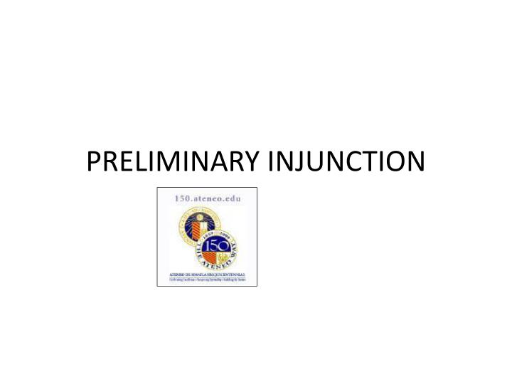 PPT - PRELIMINARY INJUNCTION PowerPoint Presentation, free download ...