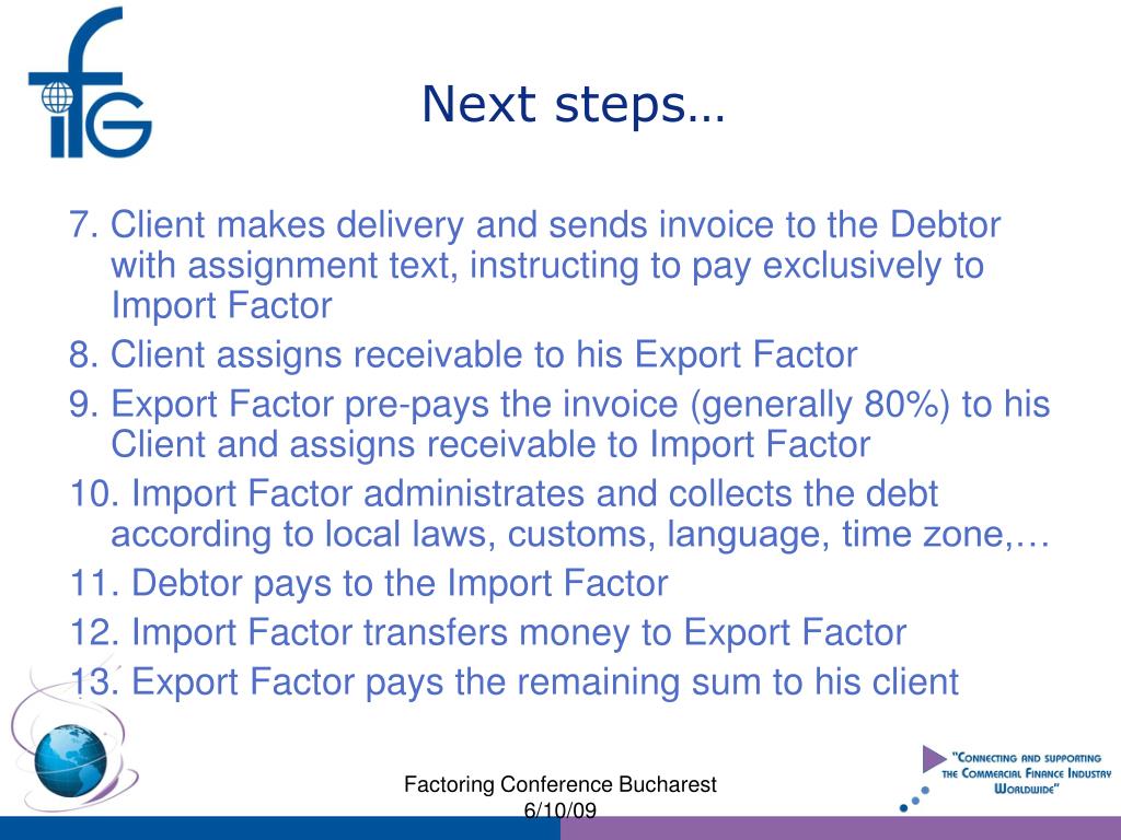 PPT - The Factoring Industry Worldwide & The Role of International ...