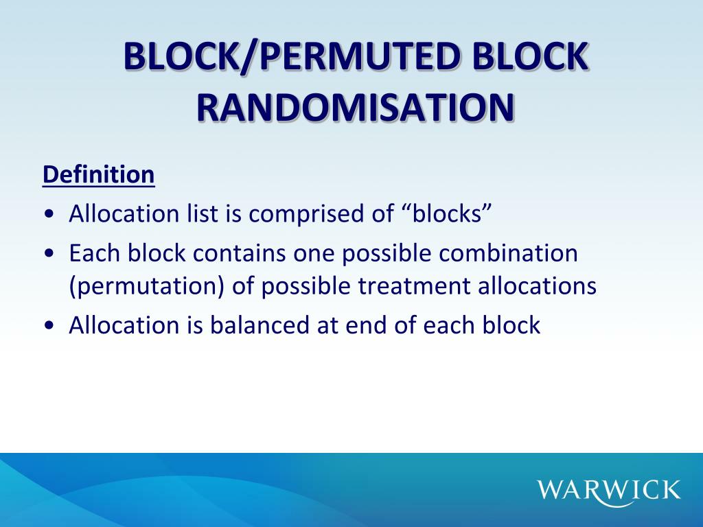 PPT - RANDOMISATION, BIAS AND BLINDING IN CLINICAL TRIALS Dipesh Mistry ...