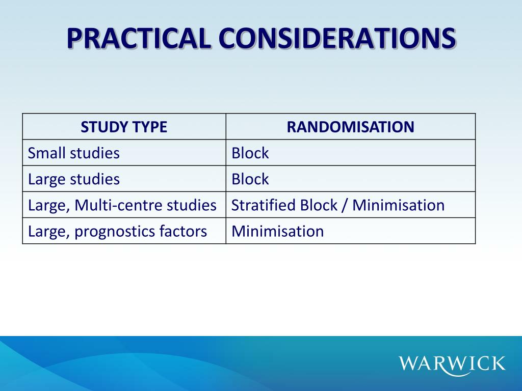 PPT - RANDOMISATION, BIAS AND BLINDING IN CLINICAL TRIALS Dipesh Mistry ...